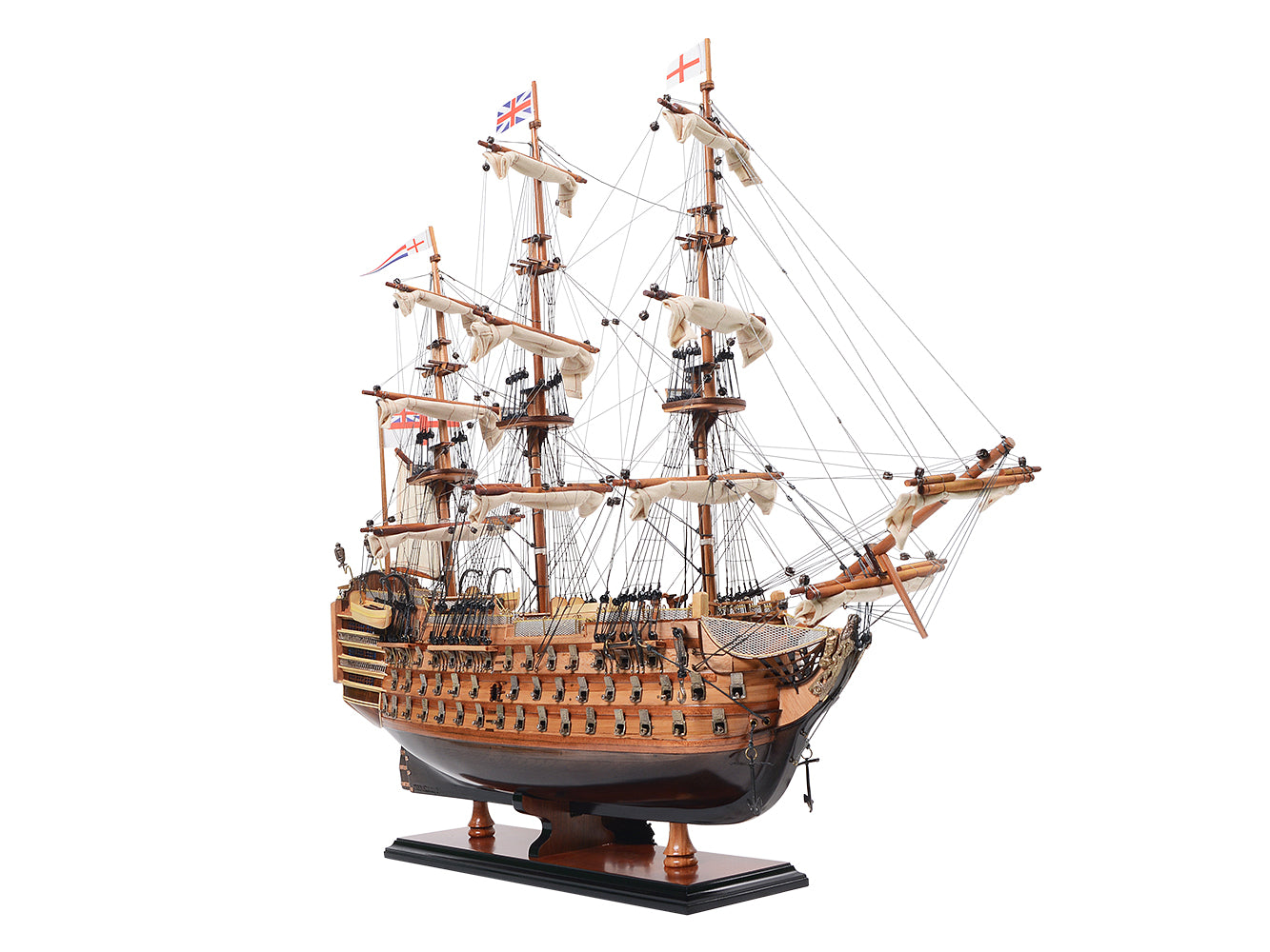 Medium Size Hand Made HMS Victory Model Ship – Enigma Peaks