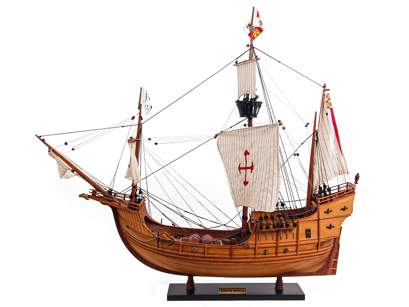 Columbus' Flagship Santa Maria Wooden Ship Model – Enigma Peaks